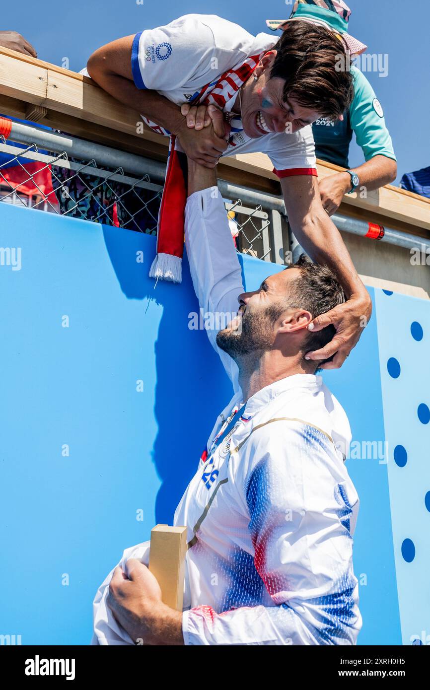 Vaires Sur Marne, France. 10th Aug, 2024. Josef Dostal of Czech ...