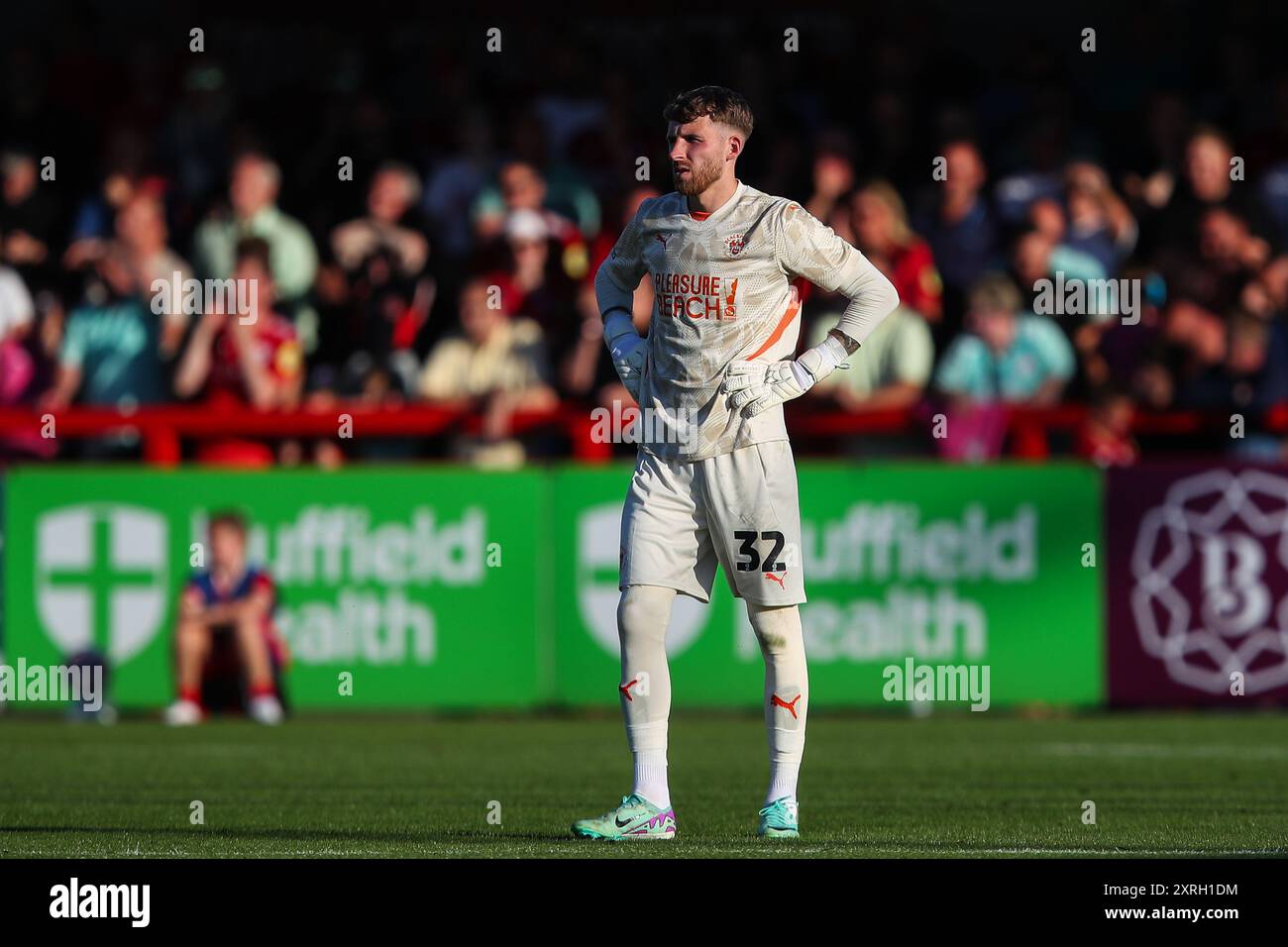 Daniel Grimshaw of Blackpool during the Sky Bet League 1 match Crawley ...