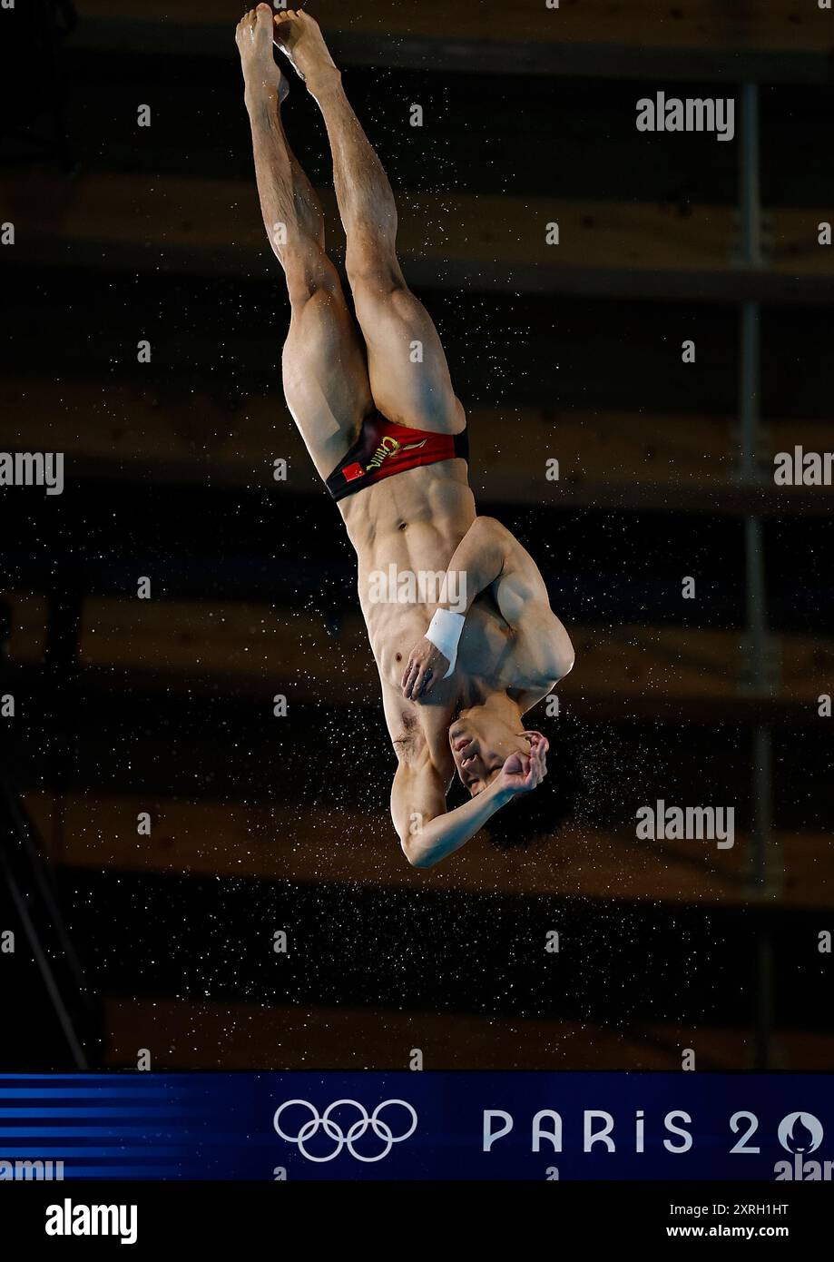 Saint Denis. 10th Aug, 2024. Yang Hao of China competes during the men ...
