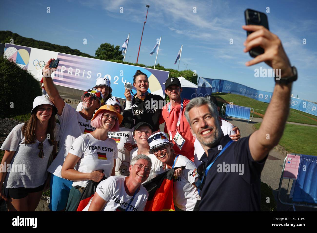 Paris, France. 10th Aug, 2024. Olympic Games, Paris 2024, golf, singles ...
