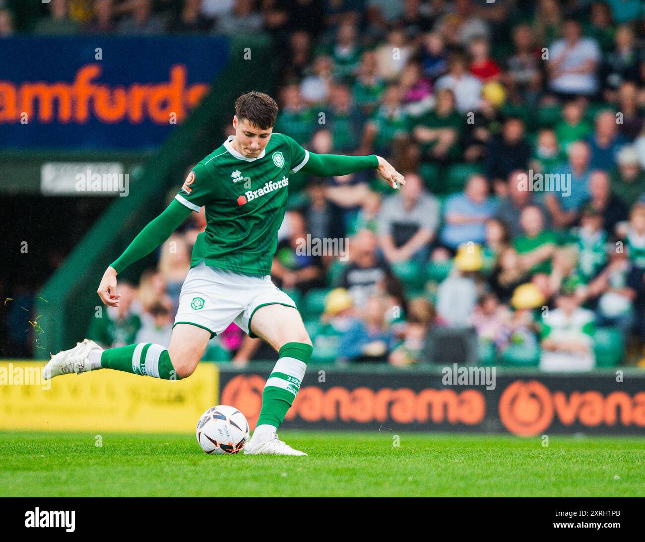 Brett McGavin of Yeovil Town during the National League match at Huish Park Stadium, Yeovil ...