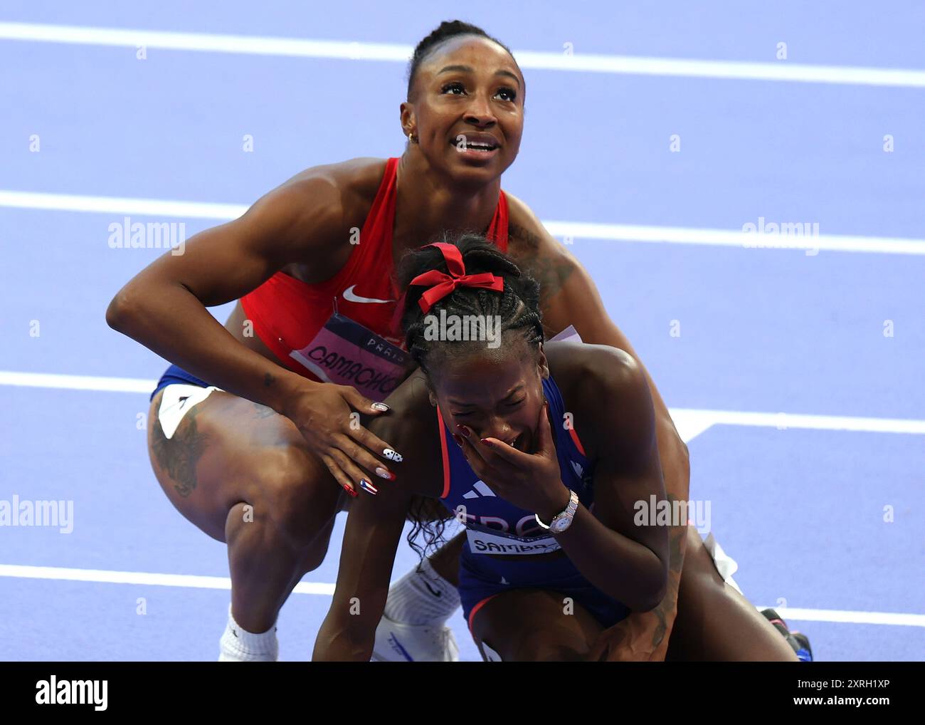 Paris, France. 10th Aug, 2024. Jasmine Camacho-Quinn of Puerto Rico ...