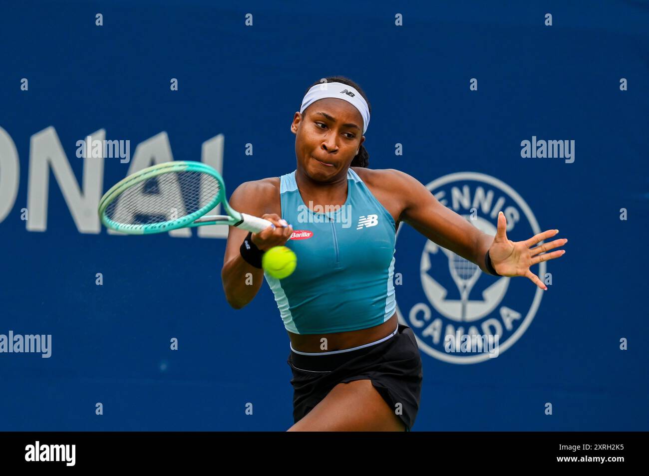 8th August 2024. Toronto, Canada. American tennis player Coco Gauff ...