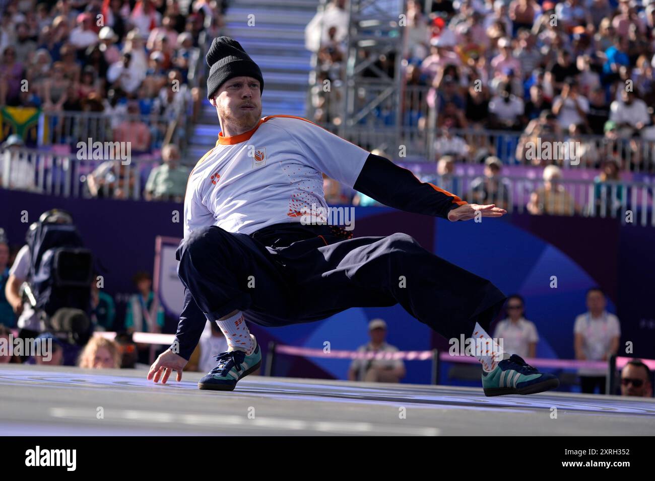 Netherland's Menno van Gorp, known as B-Boy Menno competes during the B ...