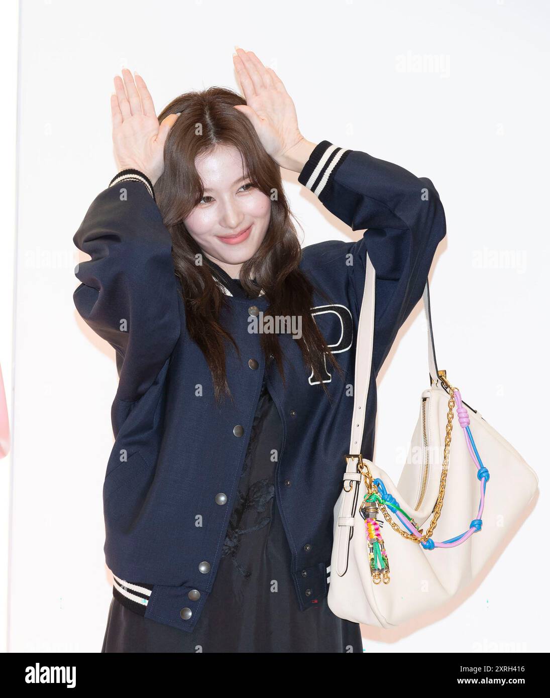 Seoul, South Korea. 9th Aug, 2024. Japanese singer Sana, member of K ...