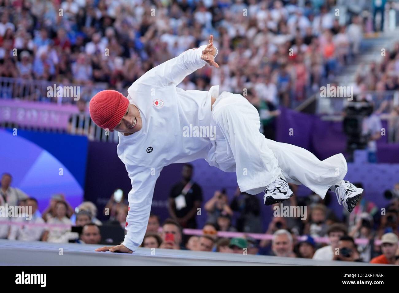 Canada's Philip Kim, known as B-Boy Phil Wizard, competes during the B ...