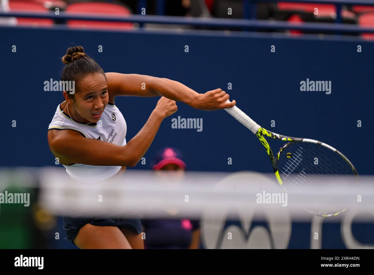 8th August 2024. Toronto, Canada. Canadian tennis player Leylah ...
