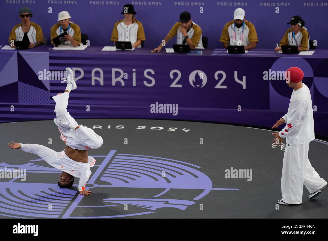 Canada's Philip Kim, known as B-Boy Phil Wizard, right, and Netherland ...