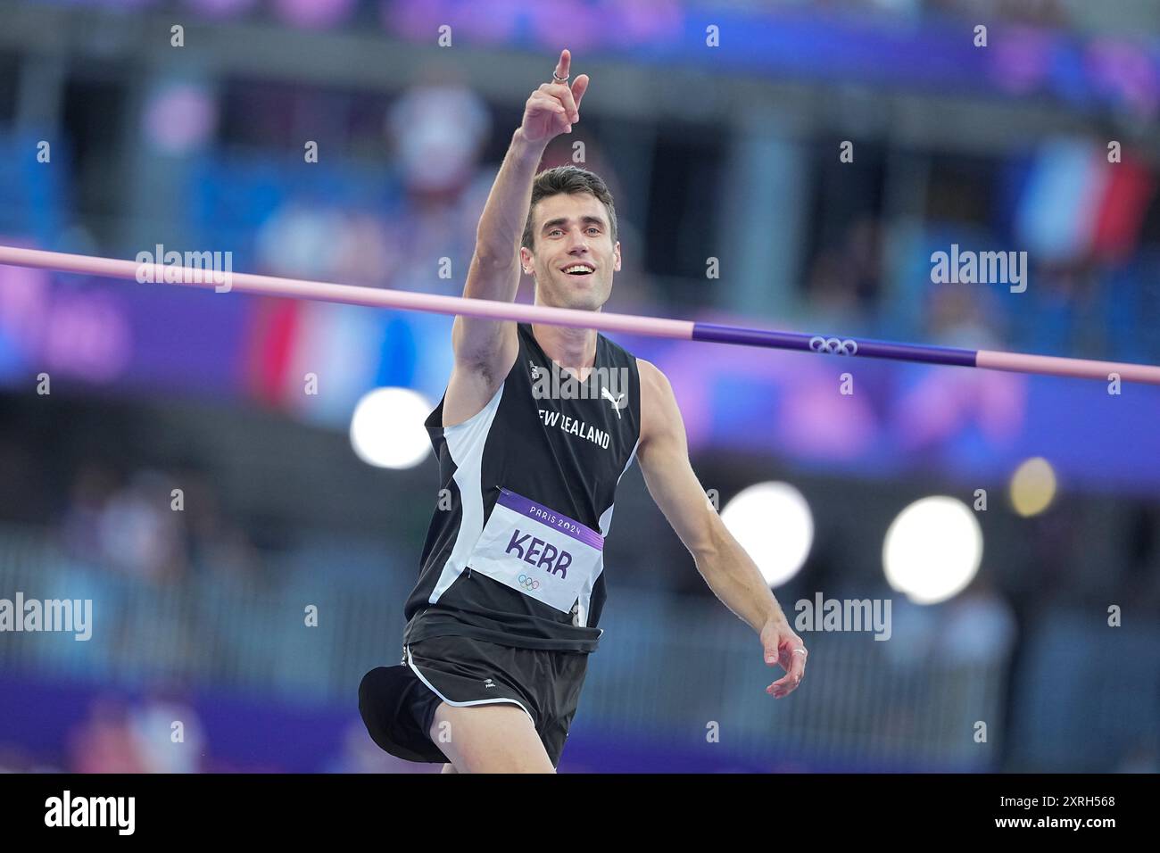 Saint Denis, France. 10th Aug, 2024. Olympics, Paris 2024, athletics, Stade de France, high jump ...