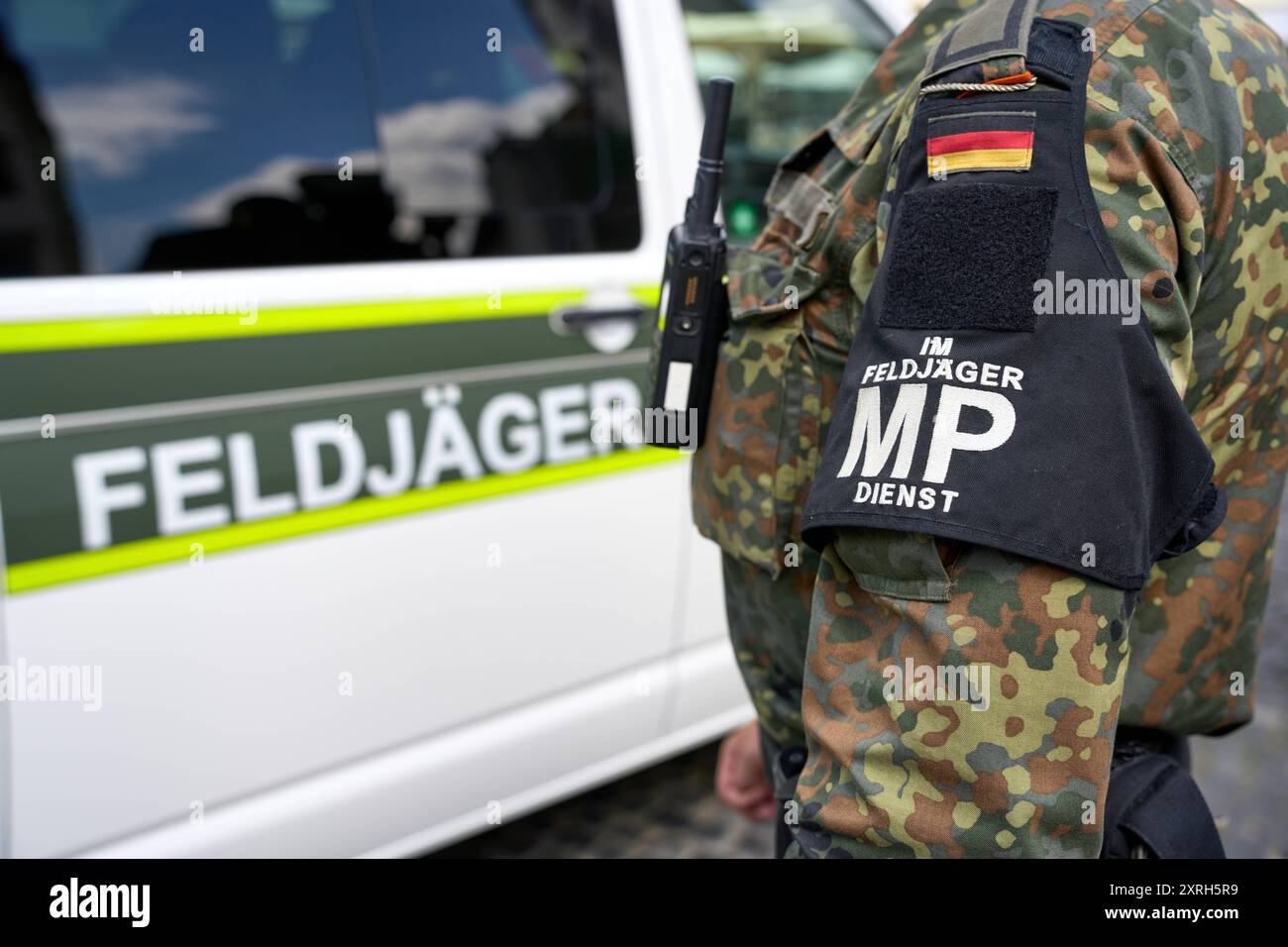 Augsburg, Bavaria, Germany - 10 August 2024: A Bundeswehr military ...