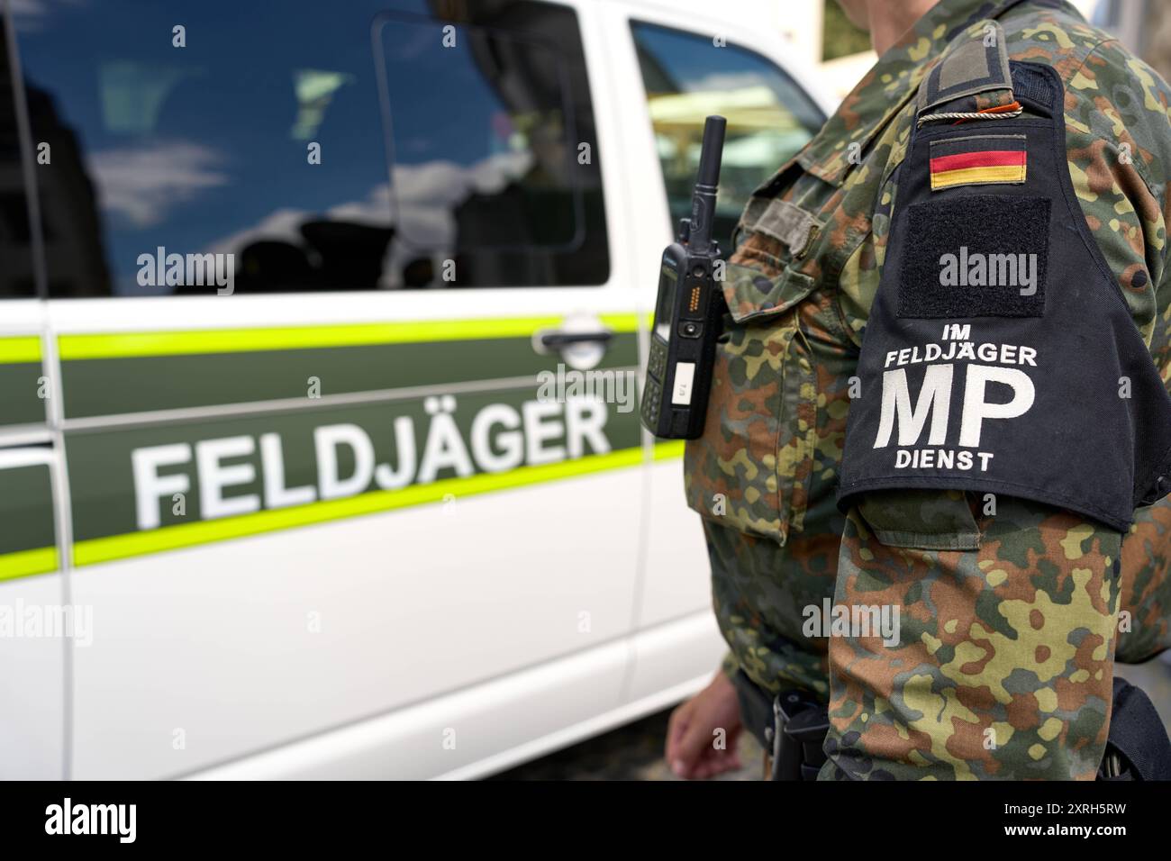 Augsburg, Bavaria, Germany - 10 August 2024: A Bundeswehr military ...