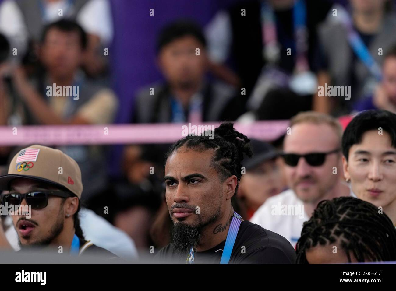 Victor Alicea, also known as Kid Glyde, center, watches the B-Boys ...