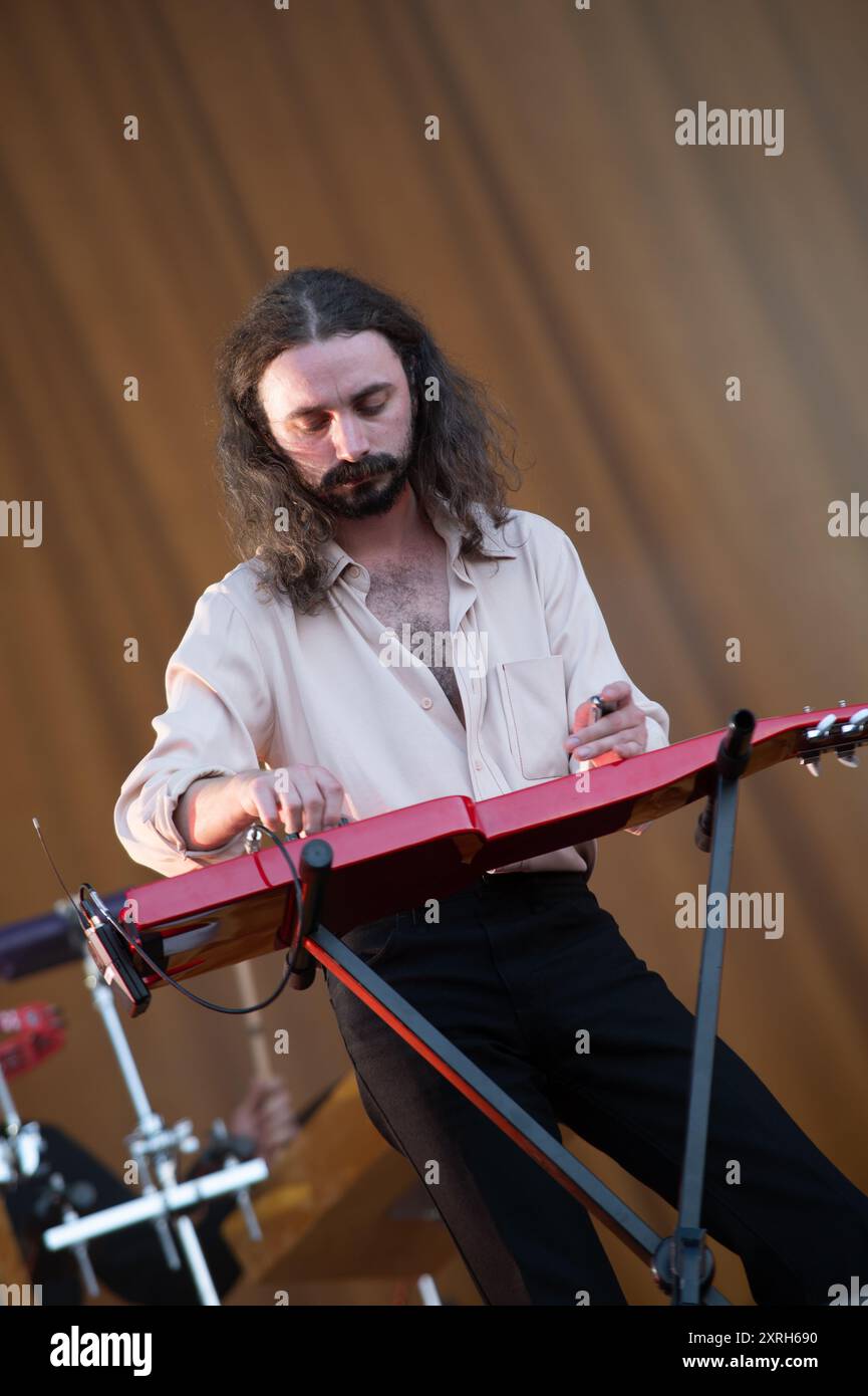London, United Kingdom. 10th August 2024. Blossoms on stage at ...