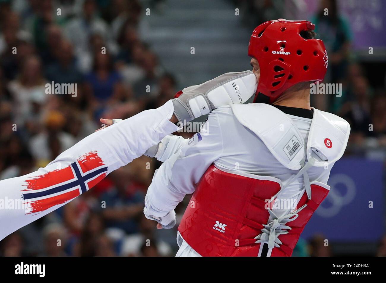 Paris, France. 10th Aug, 2024. Ivan Sapina of Croatia competes with ...