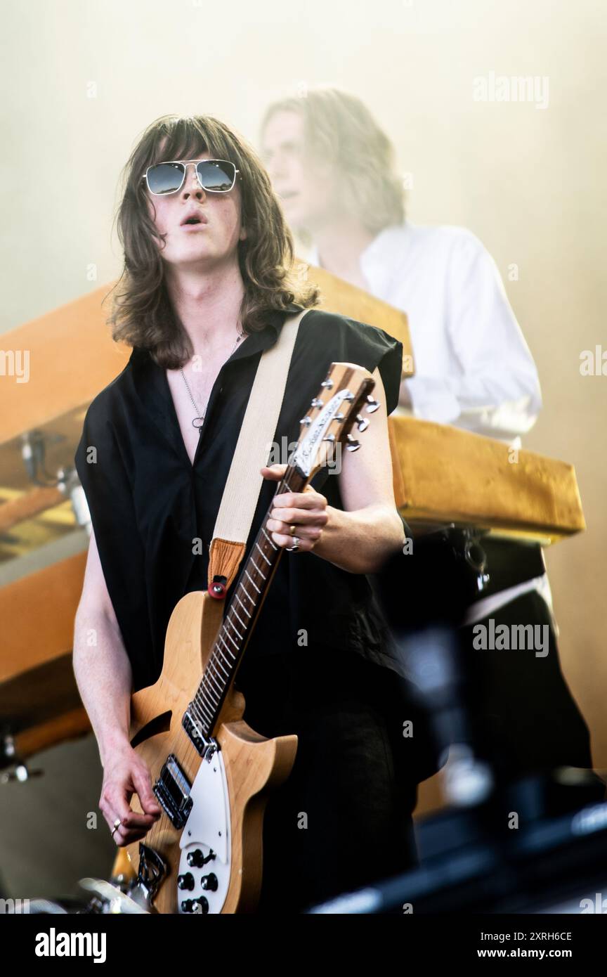 London, United Kingdom. 10th August 2024. Blossoms on stage at ...