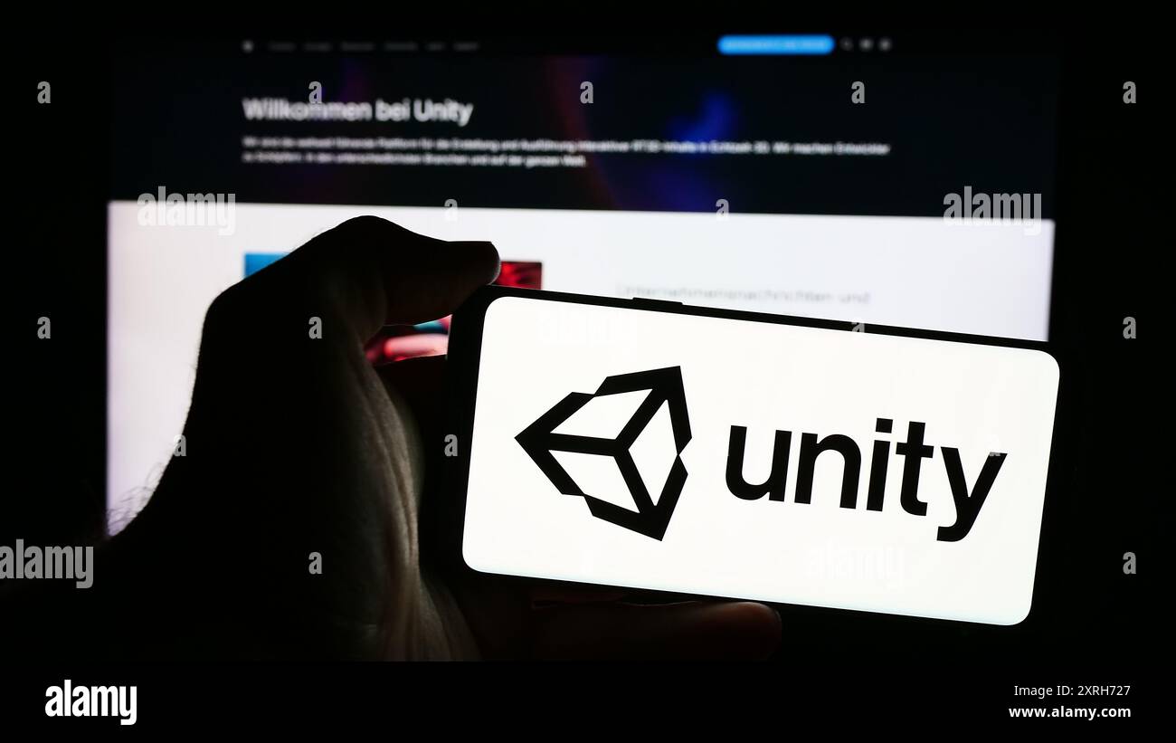 Unity game engine logo hi-res stock photography and images - Alamy