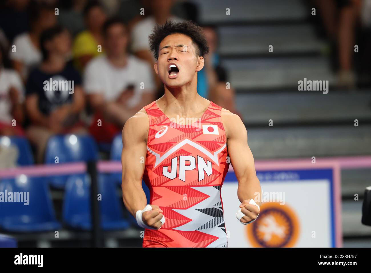 Paris, France. 10th Aug, 2024. Daichi Takatani (JPN) Wrestling : Men's Freestyle 74kg during the ...