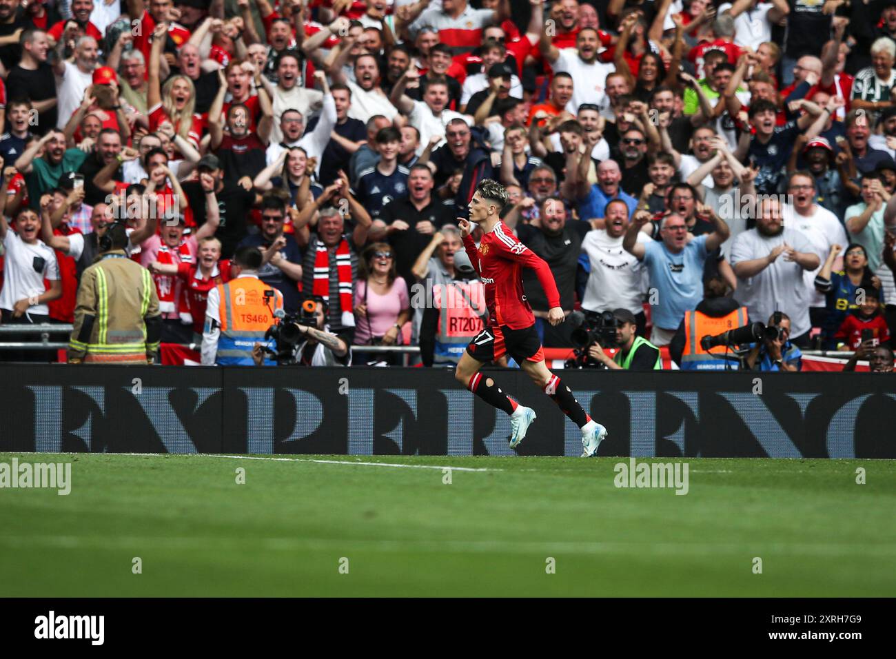 Wembley Stadium, London on Saturday 10th August 2024. Alejandro ...