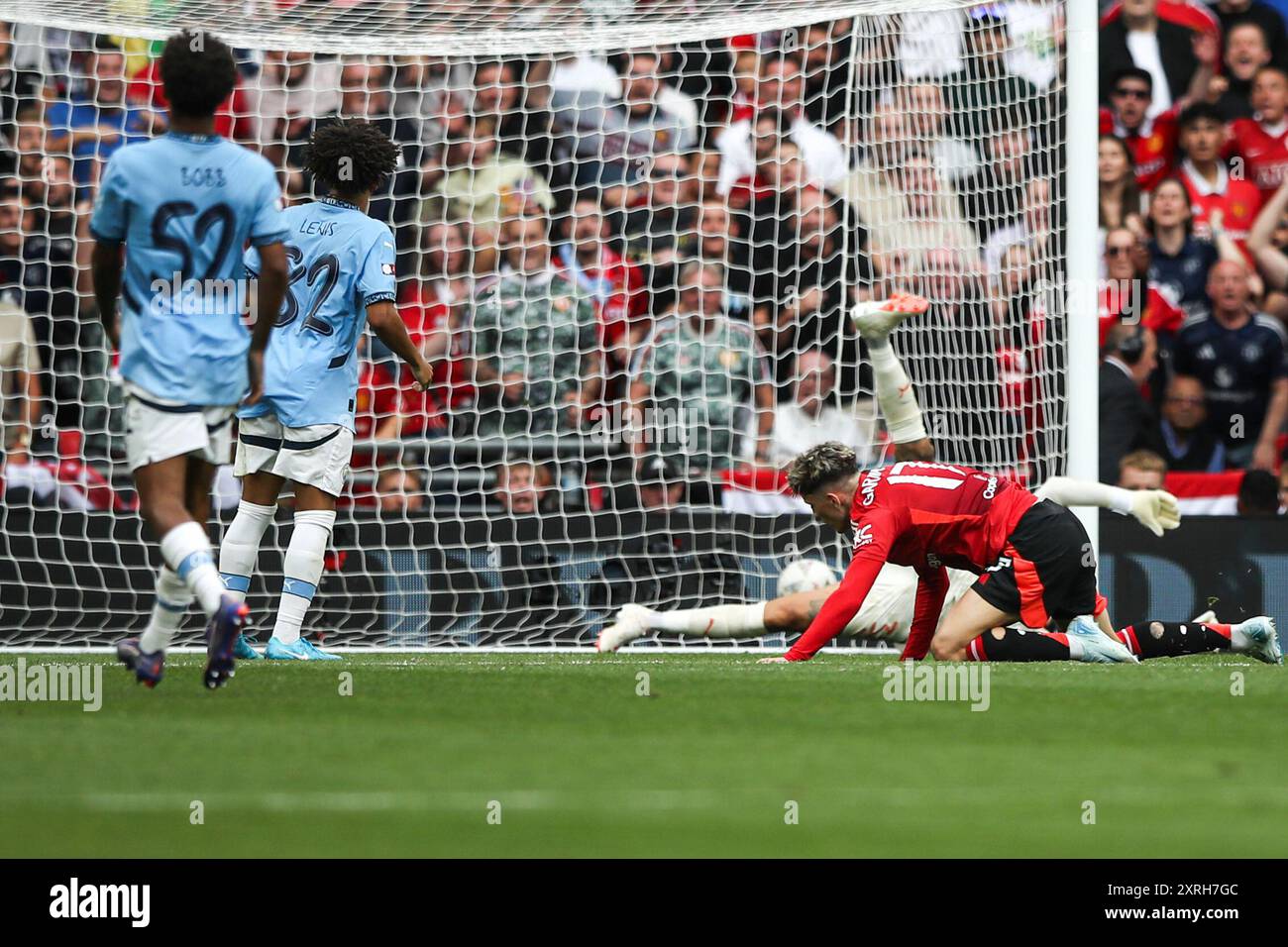 Garnacho august 2024 wembley hi-res stock photography and images - Alamy