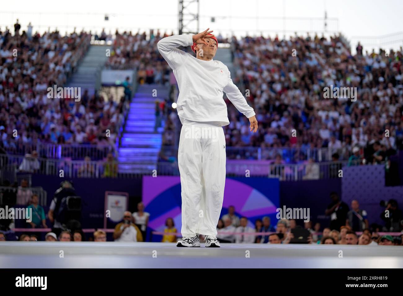 Canada's Philip Kim, known as B-Boy Phil Wizard, competes during the B ...