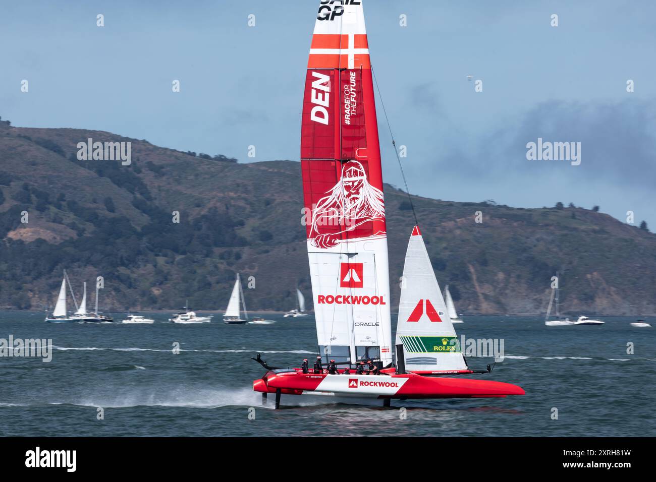 San Francisco Bay, California - March 26th, 2022: Team Denmark Sail GP ...