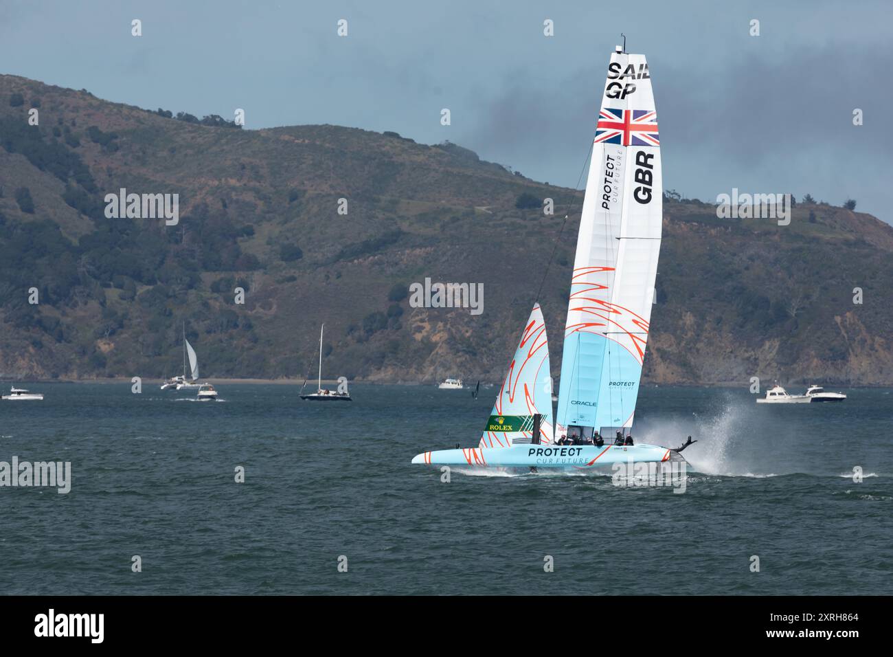 San Francisco Bay, California - March 26th, 2022: Team Great Britan ...