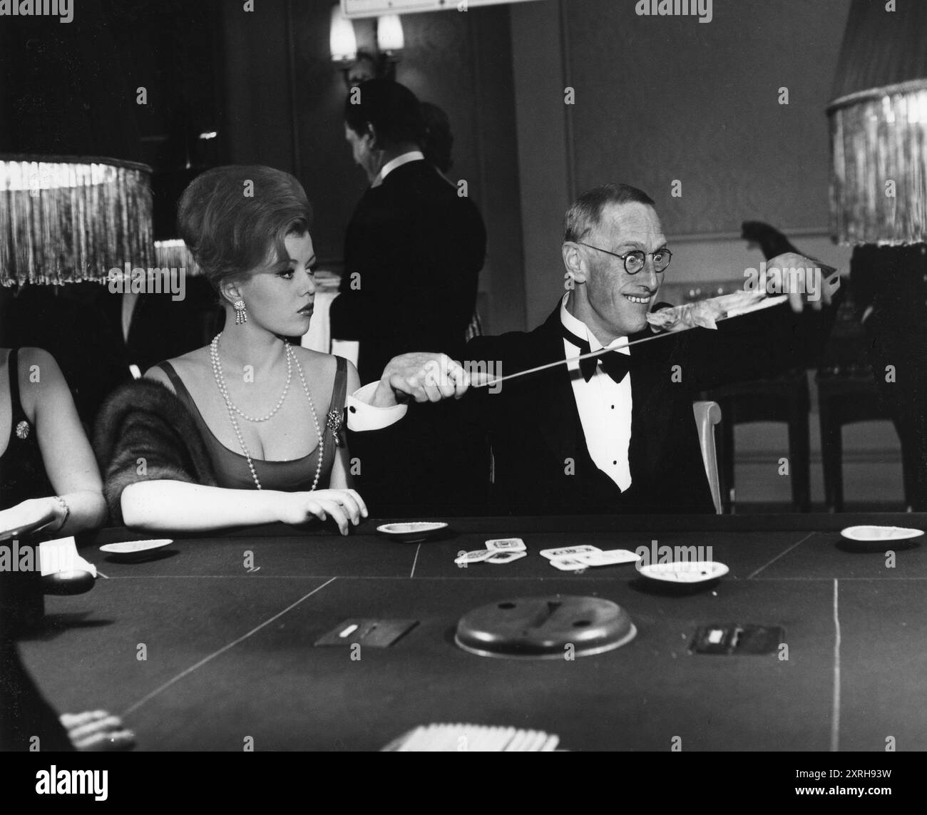 MARGARET NOLAN and WILFRID BRAMBELL in a scene from A HARD DAY'S NIGHT ...