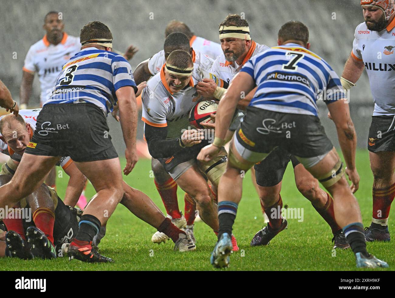 Cape Town, South Africa. 10th Aug, 2024. Corne Weilbach and Divan Fuller of Western Province ...