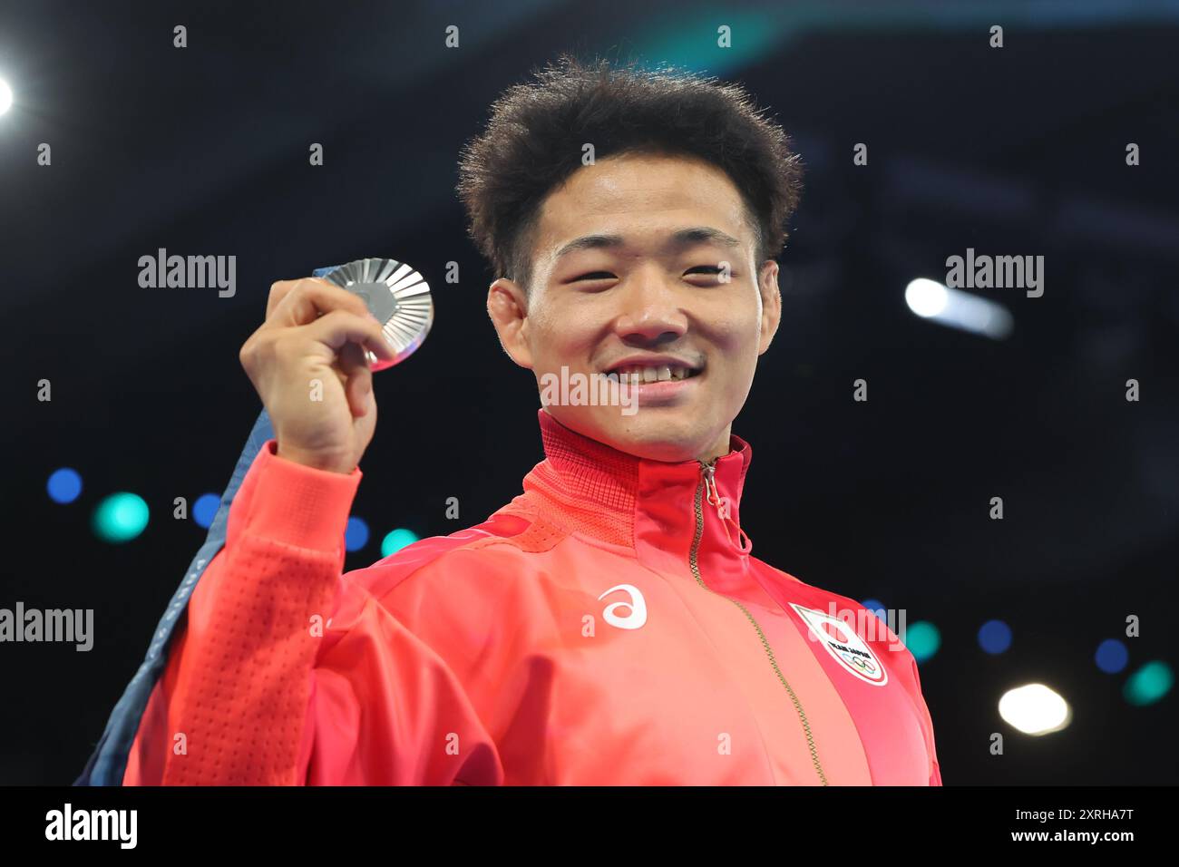 Paris, France. 10th Aug, 2024. Daichi Takatani (JPN) Wrestling : Men's Freestyle 74kg Medal ...