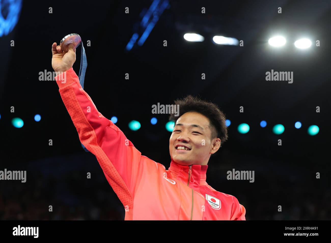 Paris, France. 10th Aug, 2024. Daichi Takatani (JPN) Wrestling : Men's Freestyle 74kg Medal ...