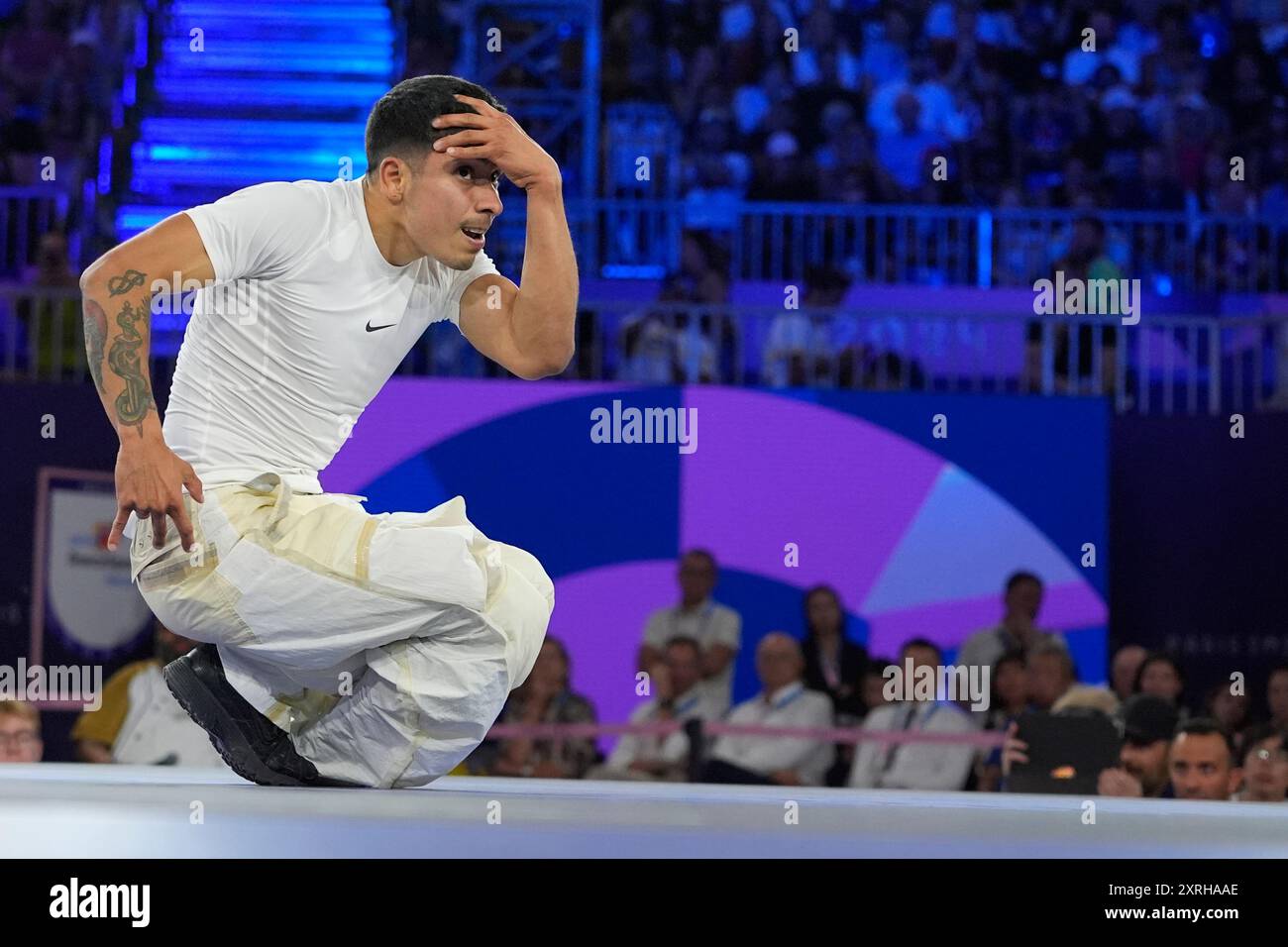 United States Victor Mantalvo, known as B-Boy Victor competes during ...