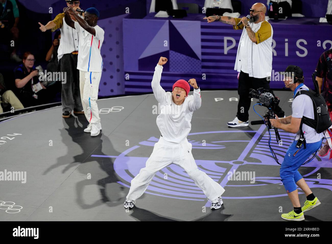 Canada's Philip Kim, known as B-Boy Phil Wizard celebrates after ...
