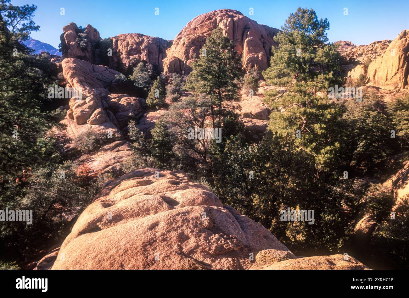 Unique terrain of the Granite Dells of Prescott, Arizona. (USA Stock ...