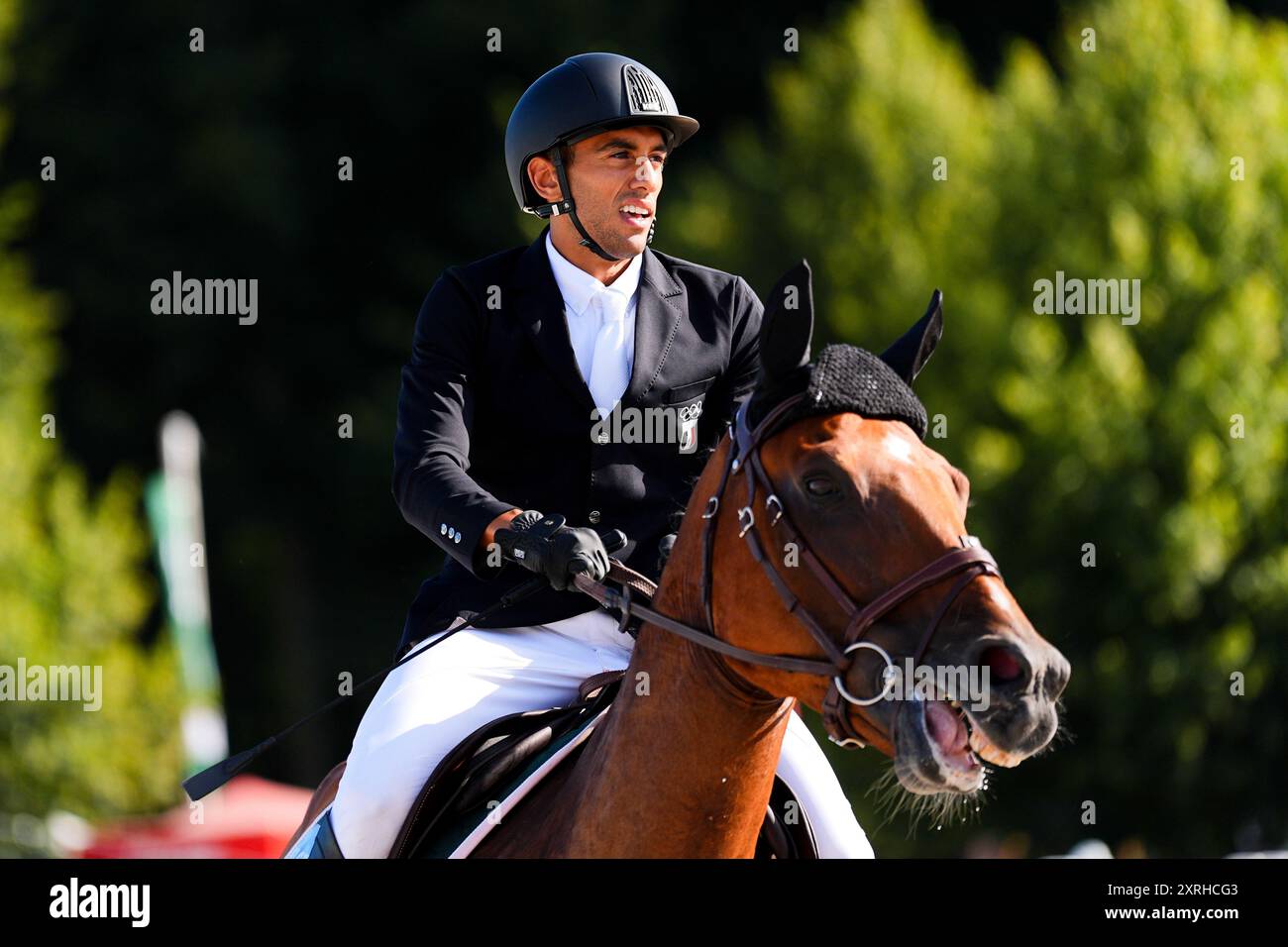Paris, France. 10th Aug, 2024. Ahmed Elgendy of Egypt competes during ...