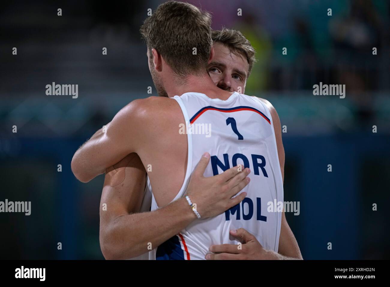 Norway's Anders Berntsen Mol, left, and Norway's Christian Sandlie ...