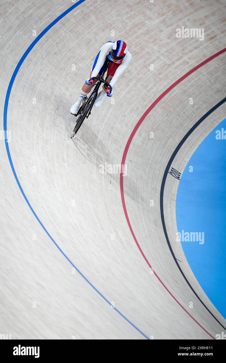 Mathilde Gros of France competes at the 1/8 Finals Women’s Sprint on ...