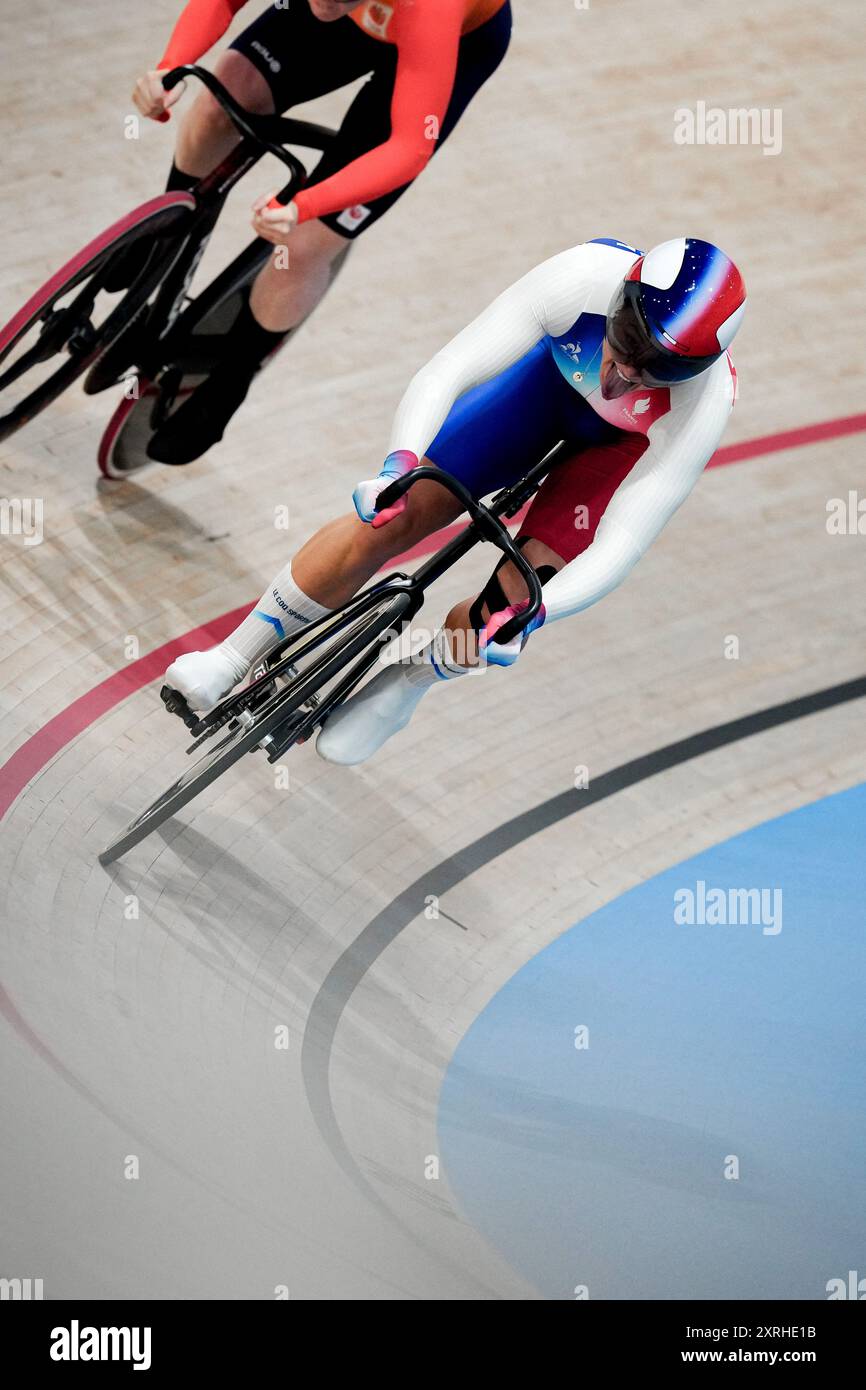 Mathilde Gros of France competes at the 1/8 Finals Women’s Sprint on ...