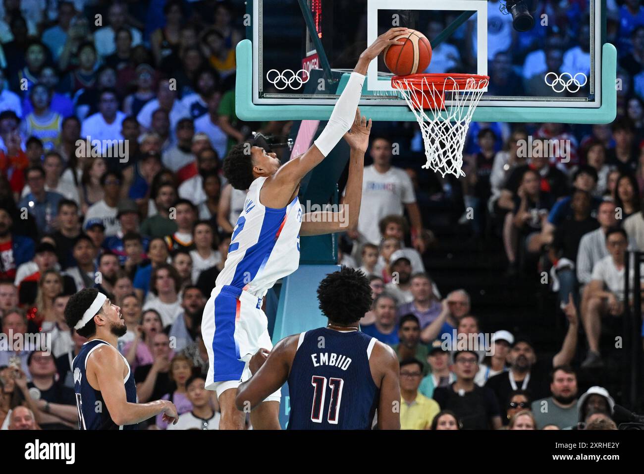 Paris, France. 10th Aug, 2024. Olympics, Paris 2024, Basketball, Final ...