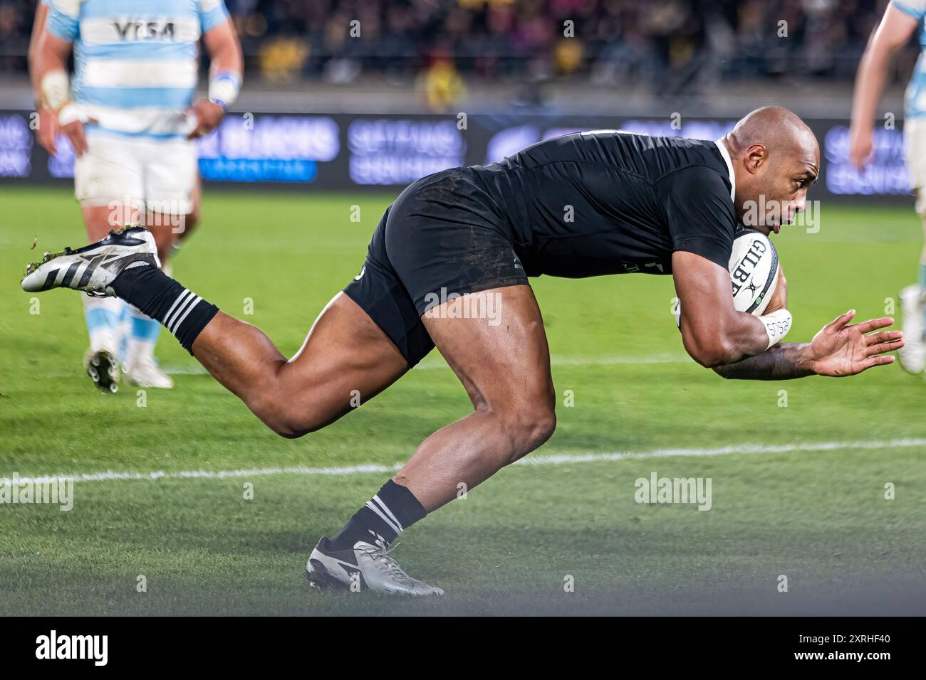 Wellington, New Zealand, 10 August, 2024. Mark Tele'a of New Zealand ...