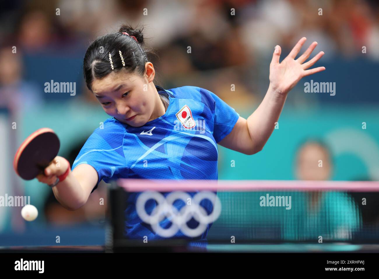 Paris, France. 10th Aug, 2024. Miwa Harimoto (JPN) Table Tennis : Women ...