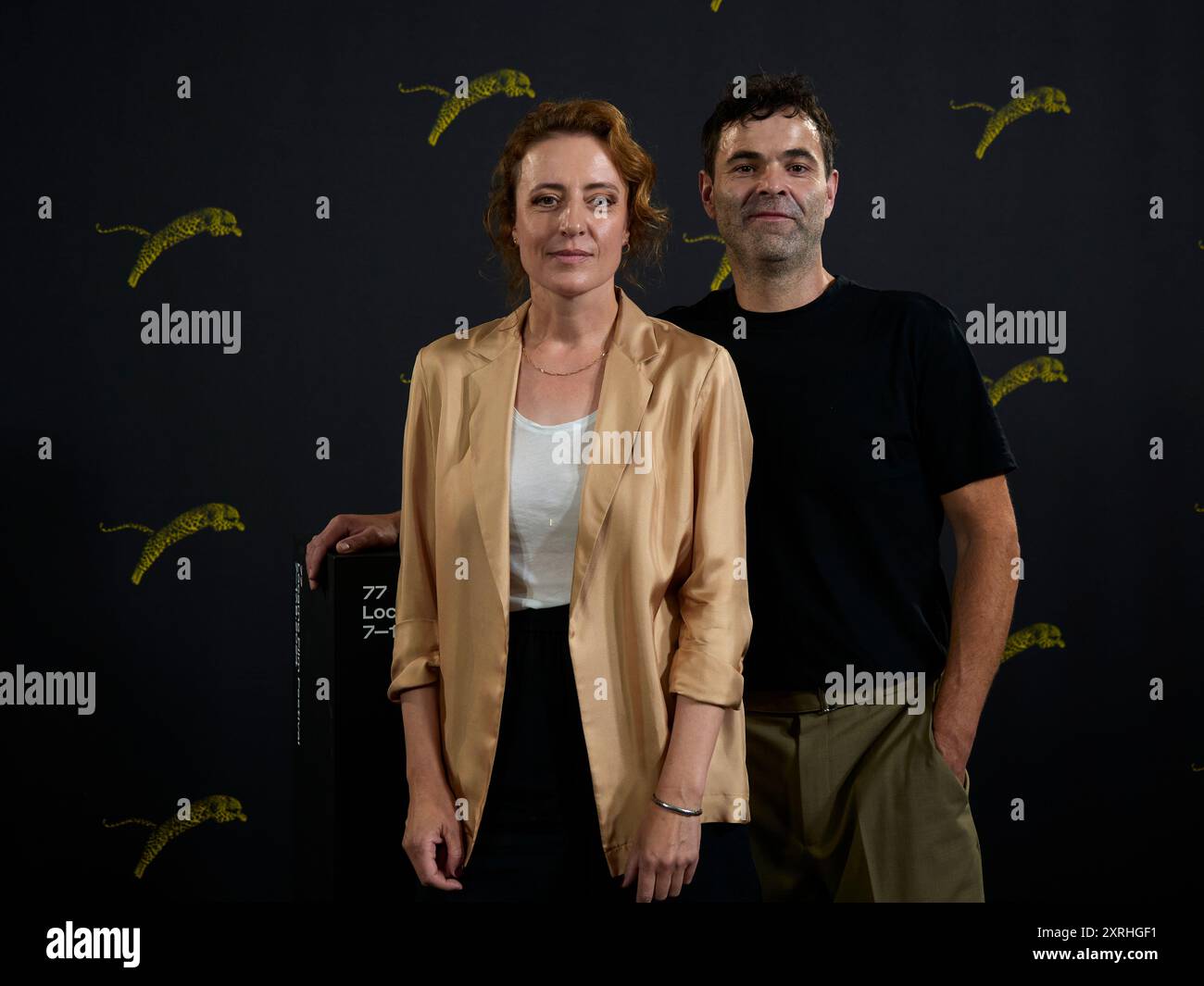 Locarno / Switzerland, 10th Aug, 2024. Actress Maren Eggert (left) and ...