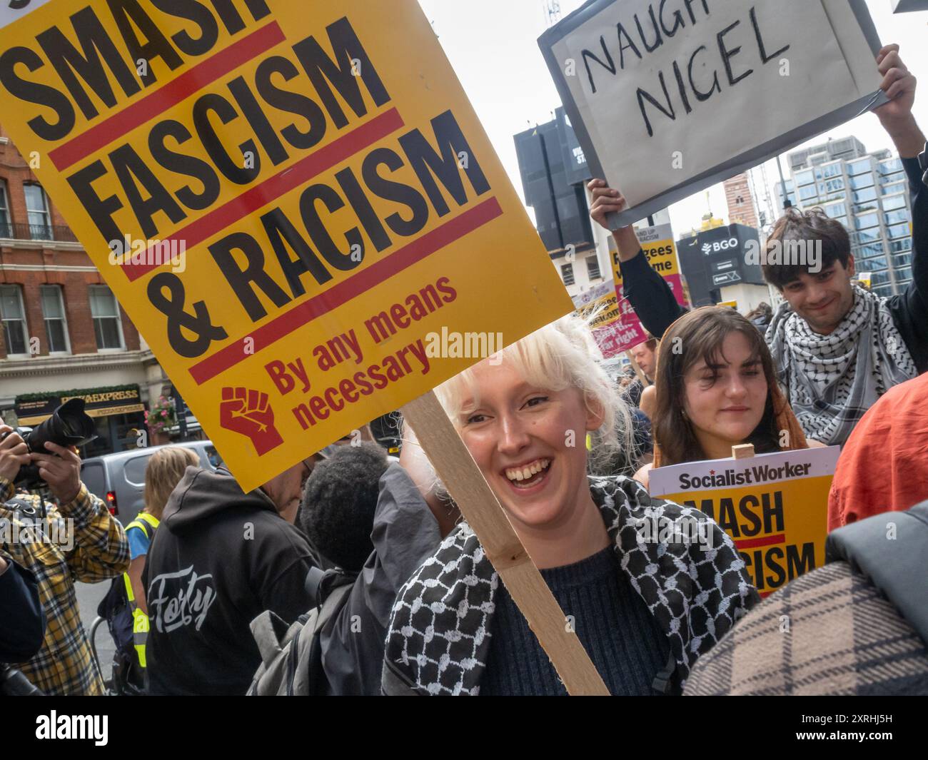 Uk riots 2024 stop the boats hi-res stock photography and images - Alamy