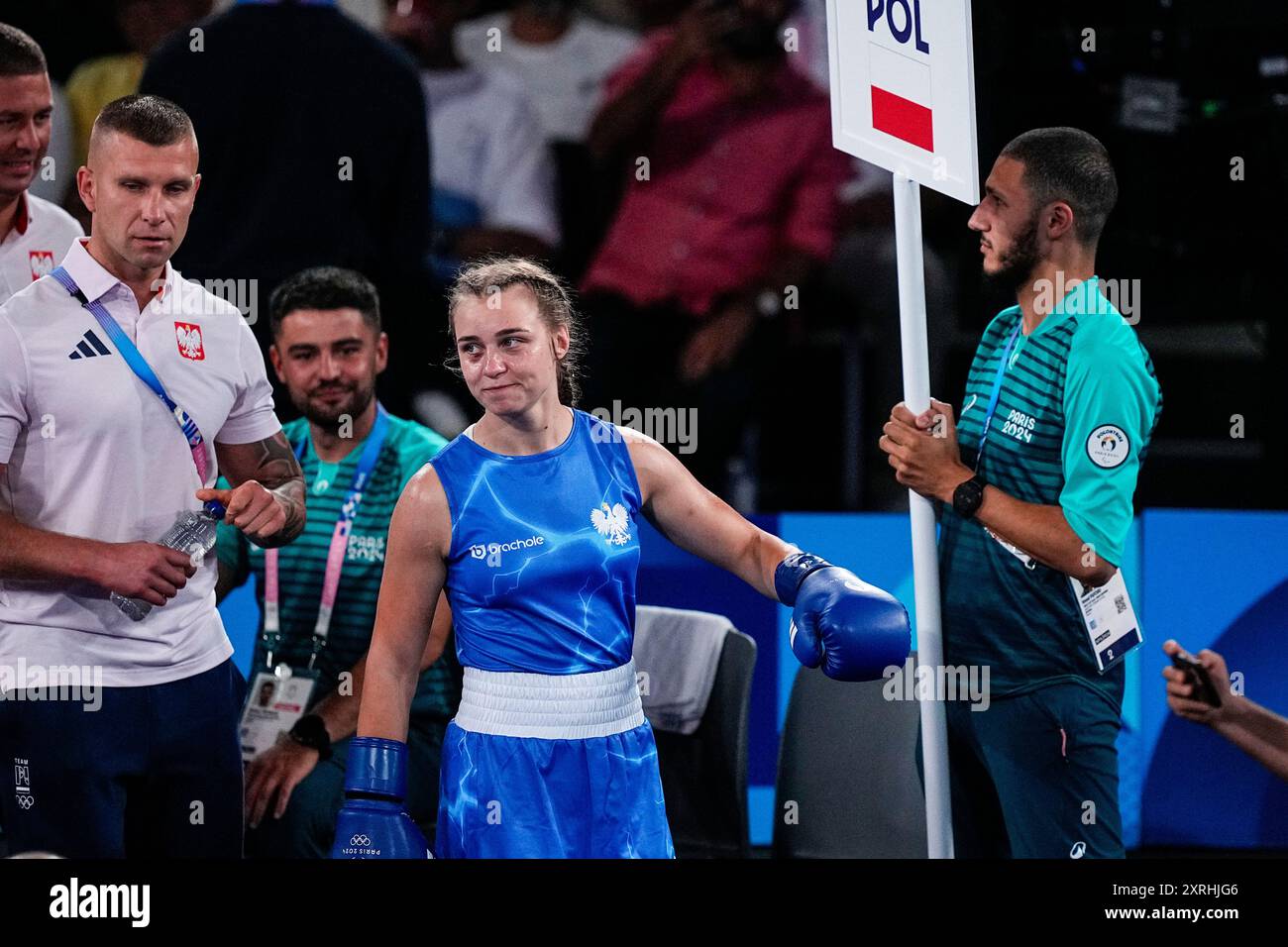 Julia Szeremeta of Poland competes during Women's 57kg - Final of the ...