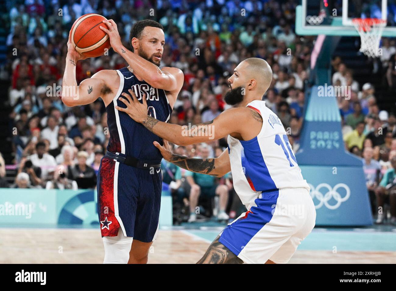 Paris, France. 10th Aug, 2024. Olympics, Paris 2024, Basketball, Final ...