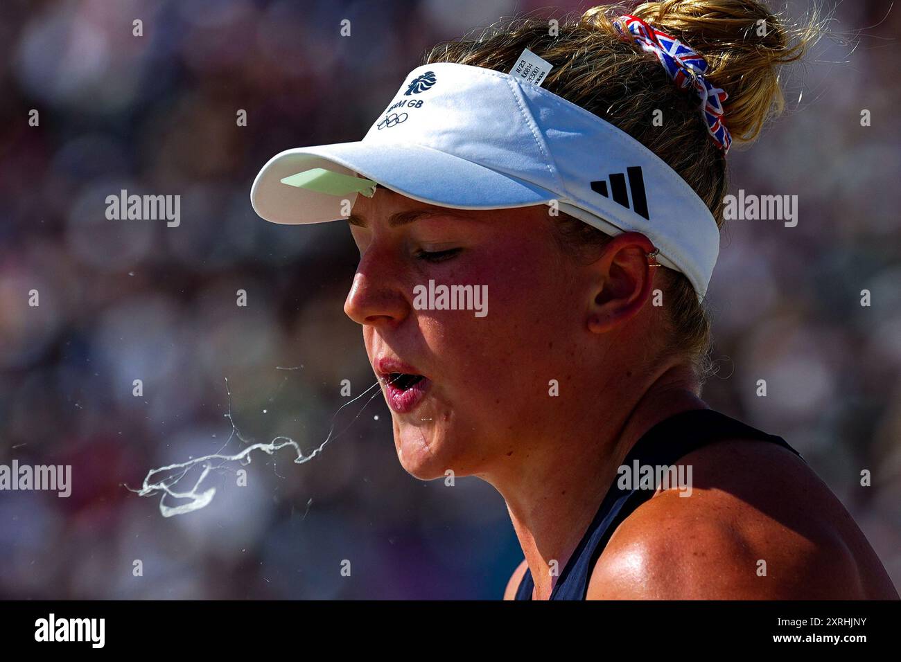 Paris, France. 10th Aug, 2024. Kerenza Bryson of Britain reacts during ...