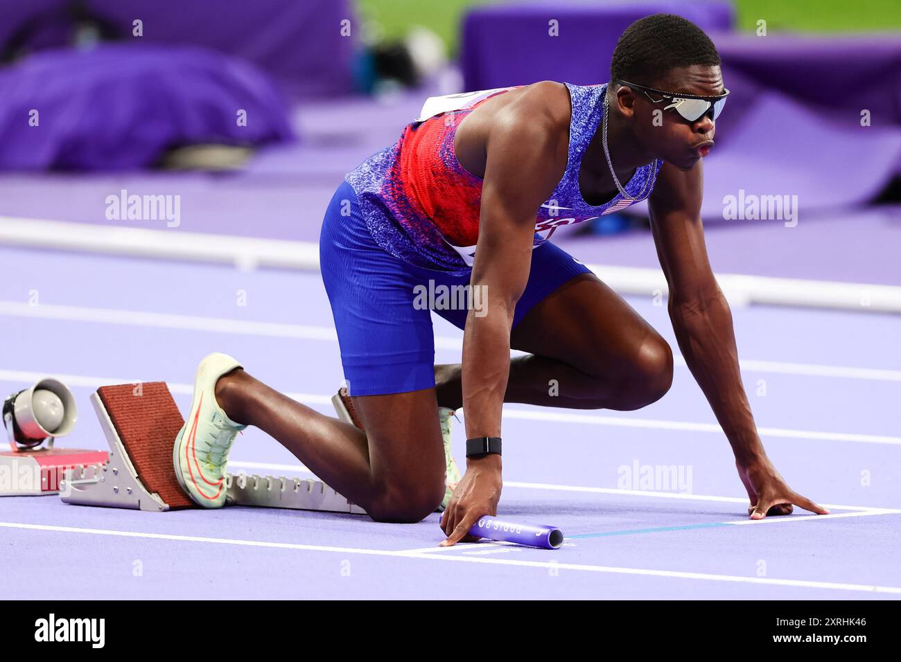 Paris, France, 10 August, 2024. Christopher Bailey of USA starts in the ...
