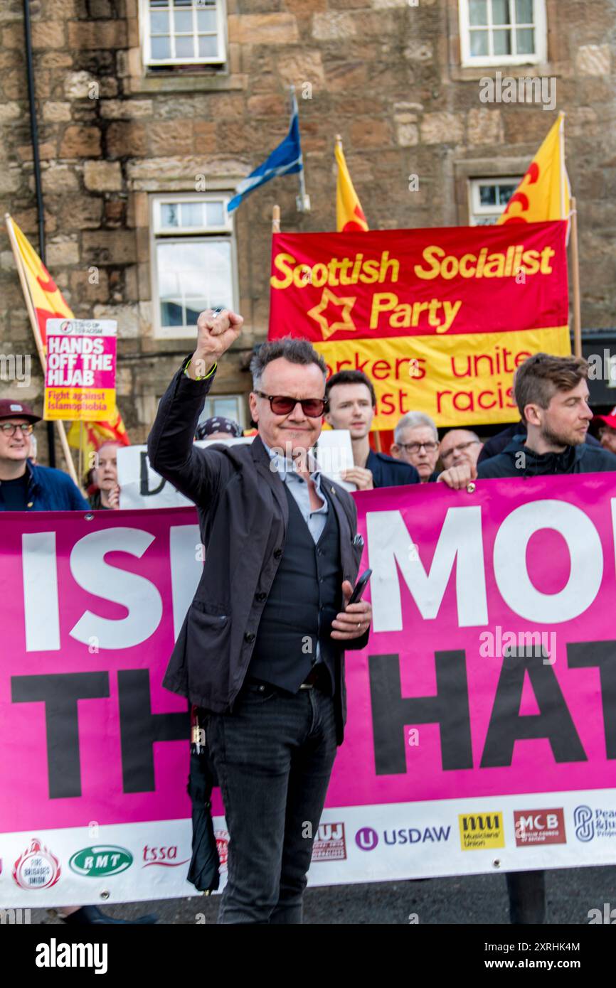 Paisley Watermill Anti Racism Rally august 9th 2024 Stock Photo - Alamy