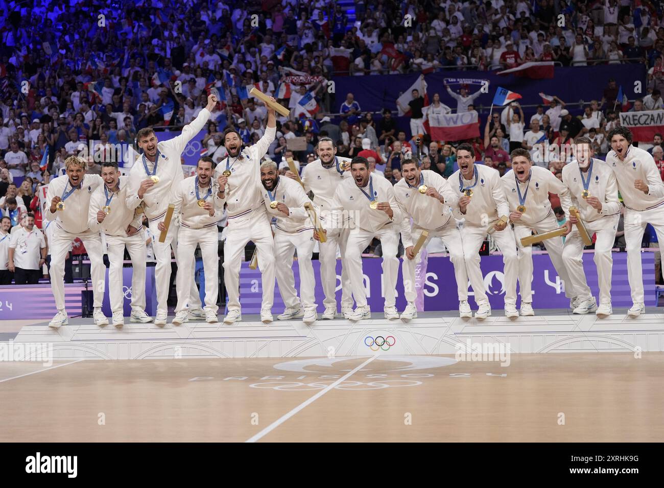 Volleyball FinalFrance vs Poland during 2024 Olympic summer games ...