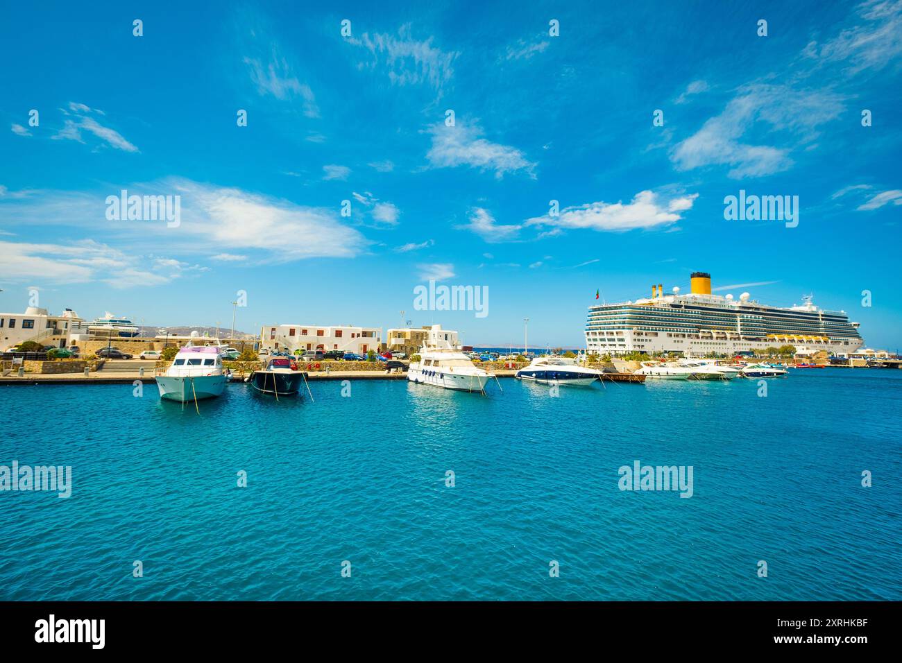 Greek island day cruise boat hi-res stock photography and images - Alamy