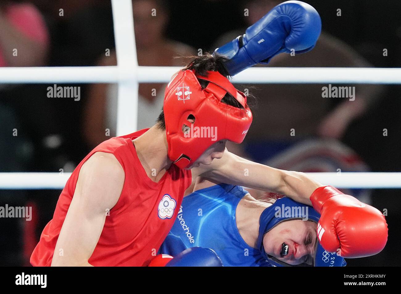 Paris, France. 10th Aug, 2024. Olympia, Paris 2024, boxing ...